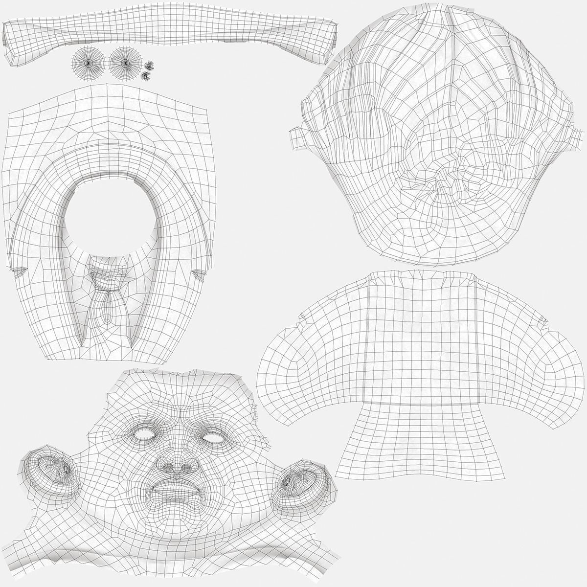 Mayakovsky bust of man in suit 3D model | CGTrader