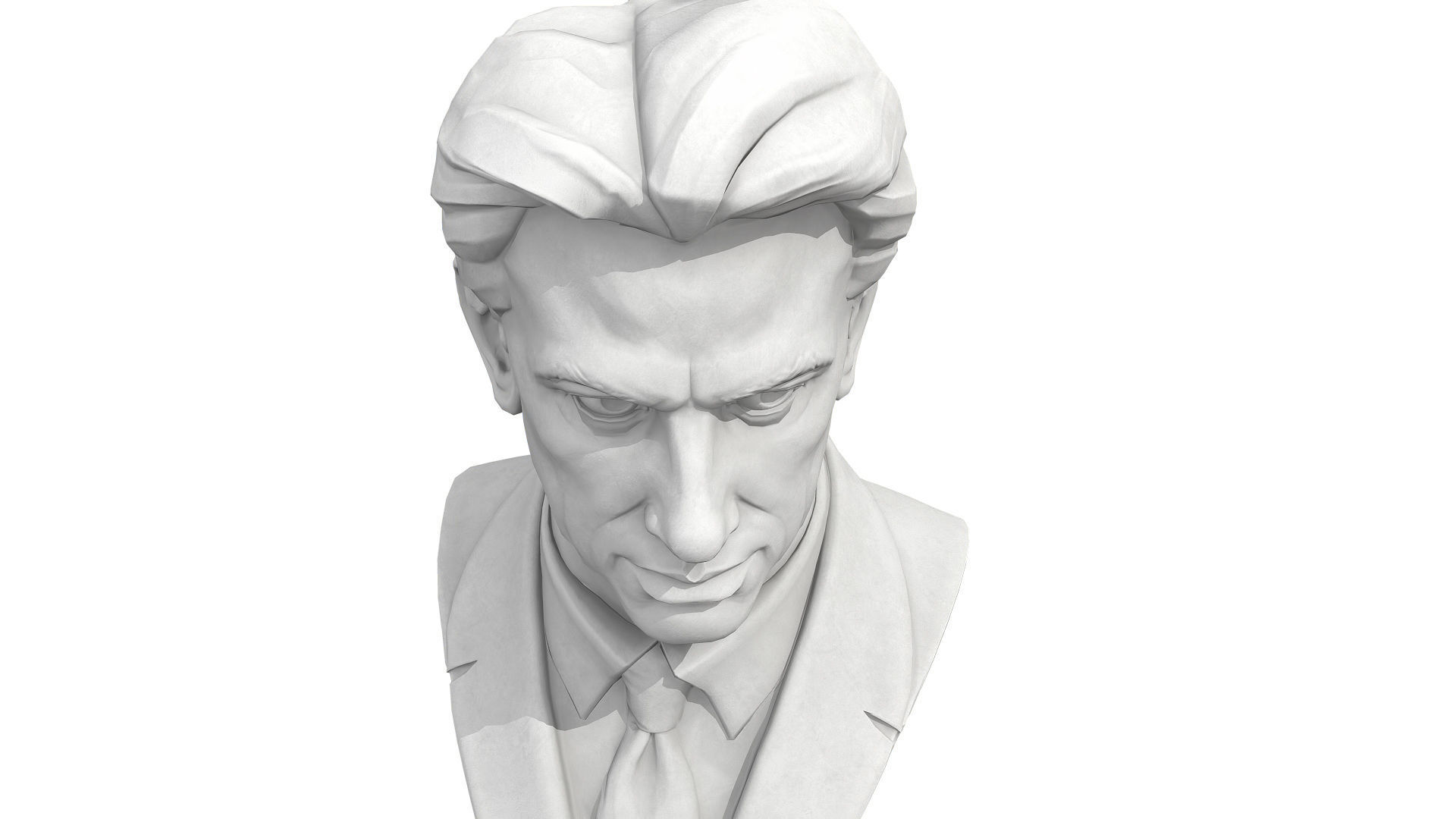 Mayakovsky bust of man in suit 3D model | CGTrader