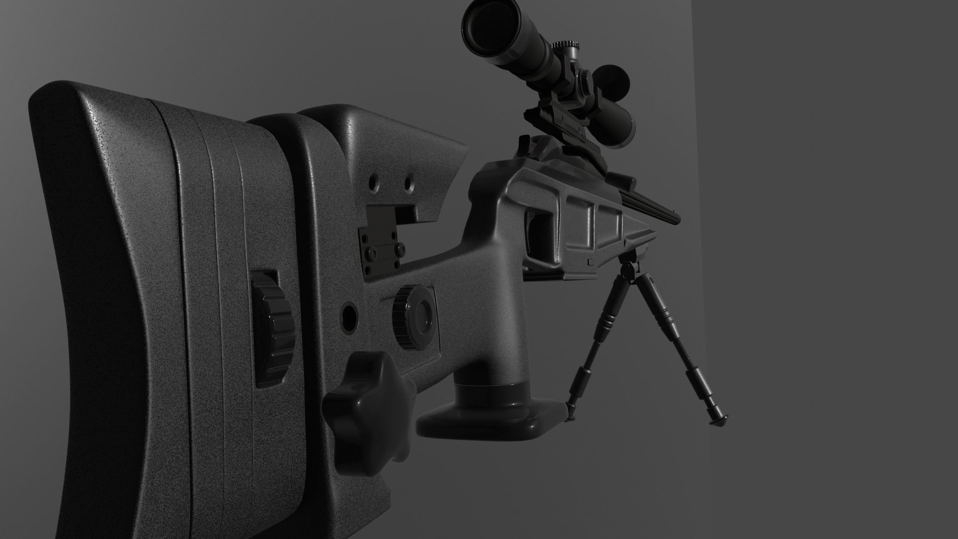 Blaser R93 German Police Sniper Rifle Hi-Res 3D model 3D model | CGTrader