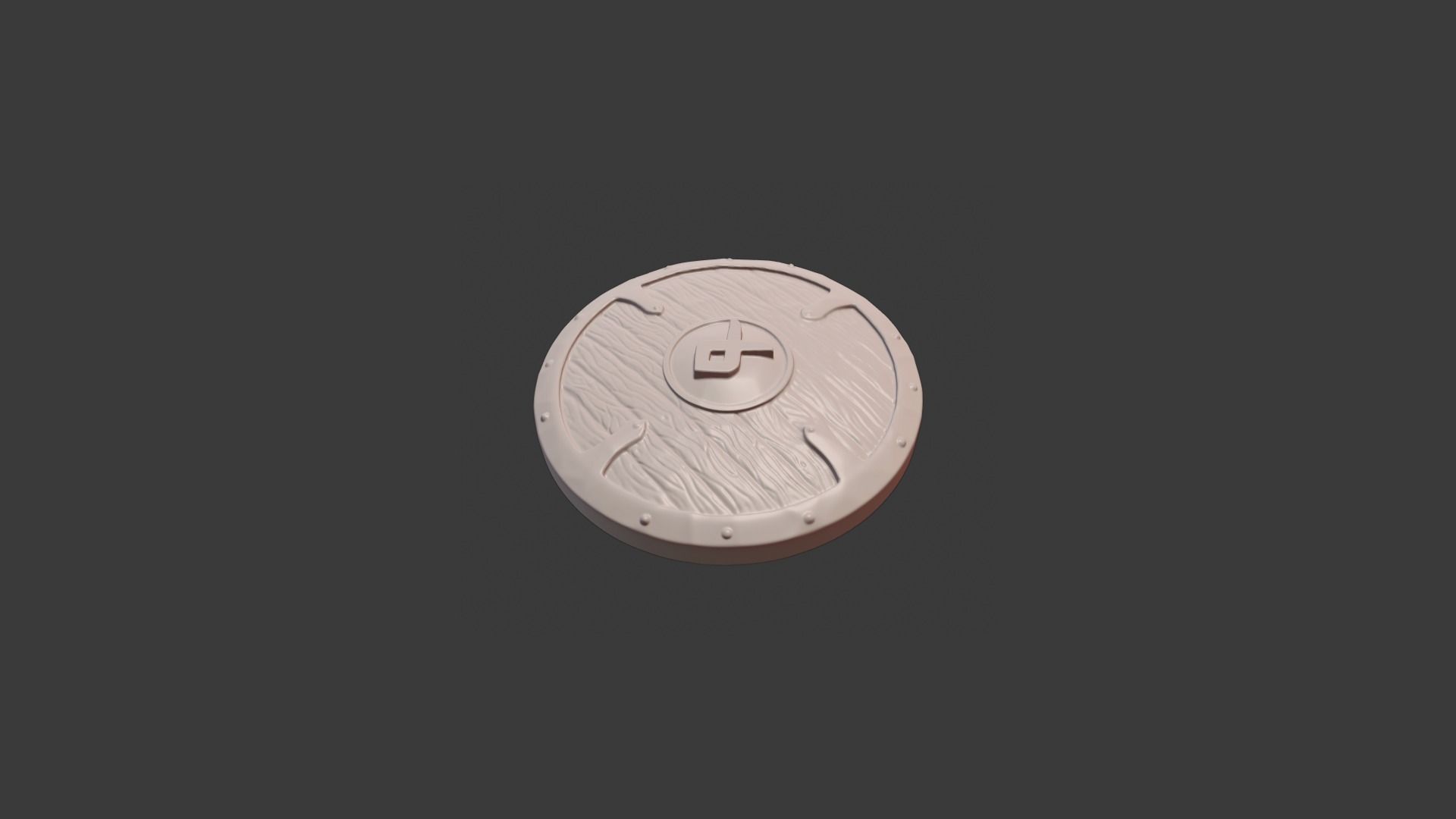 Scandinavian shield with rune Othala 3D model 3D printable | CGTrader