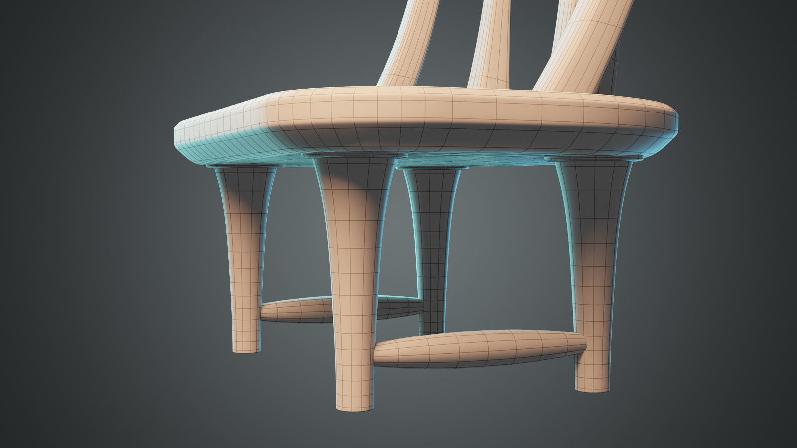 Cartoon chair 3D model | CGTrader