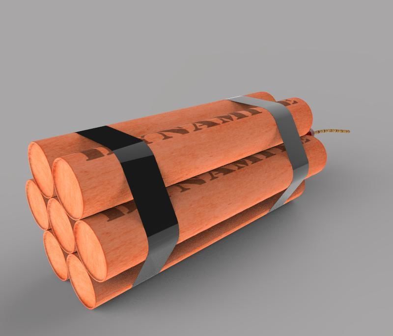 Dynamite 3D model | CGTrader