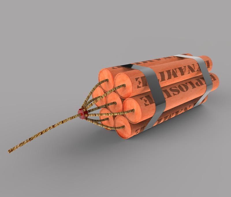 Dynamite 3D model | CGTrader