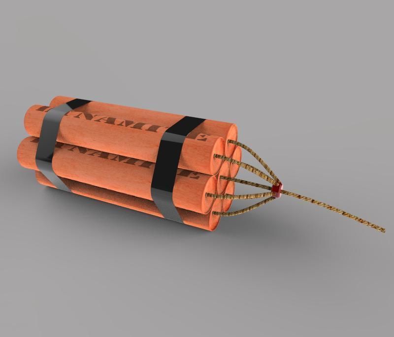 Dynamite 3D model | CGTrader