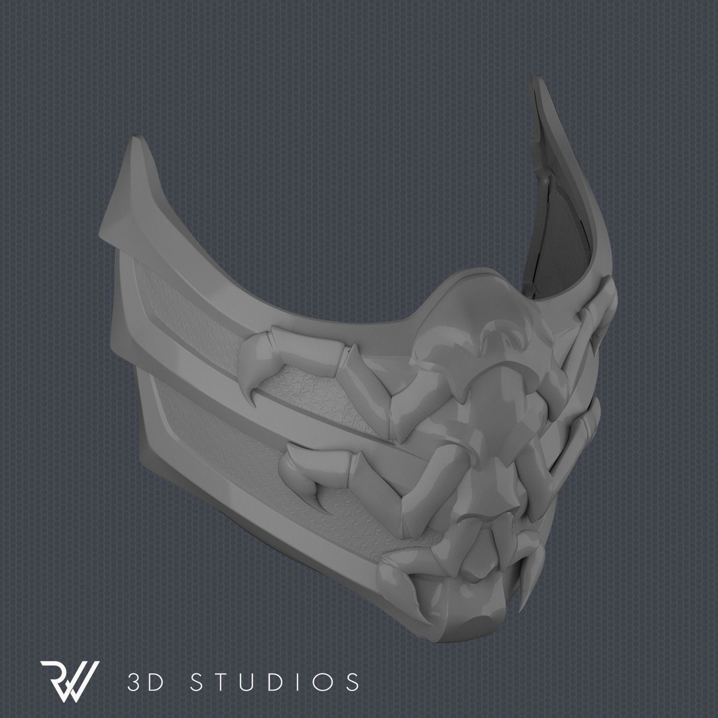 MK11 Scorpion Mask V4 - STL File 3D model 3D printable | CGTrader