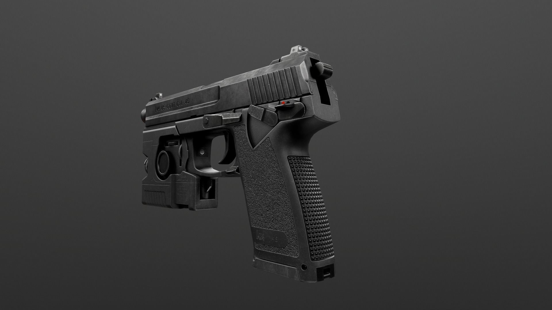 3D model HK Mark 23 45acp SOCOM Handgun VR / AR / low-poly | CGTrader