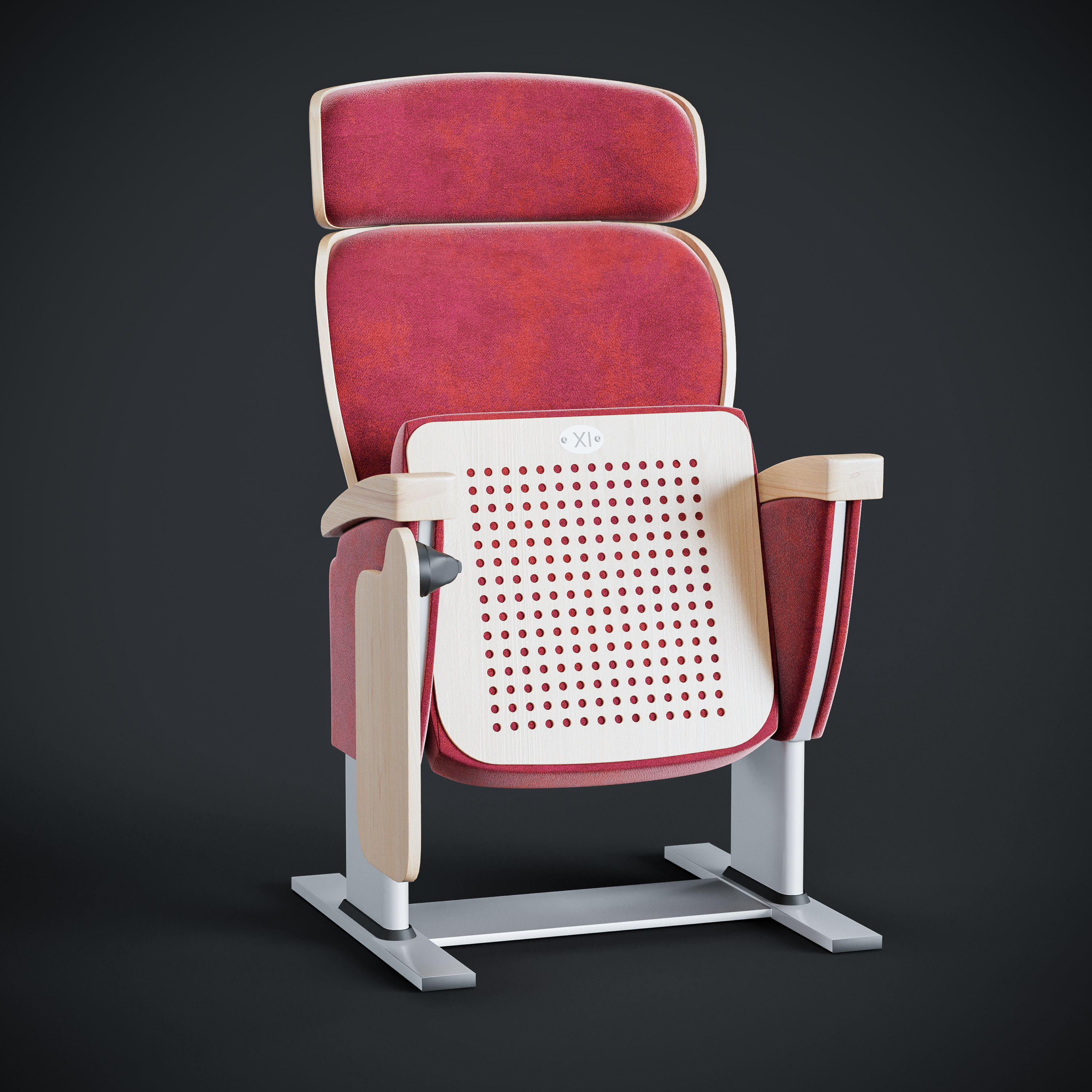 Forum Seating Oscar chair 3D model animated | CGTrader