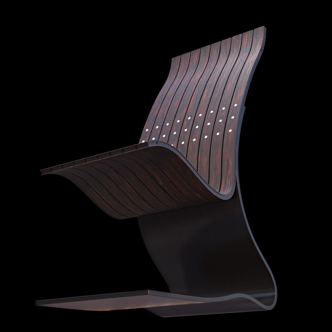 Modern Easy Chair 3D model | CGTrader