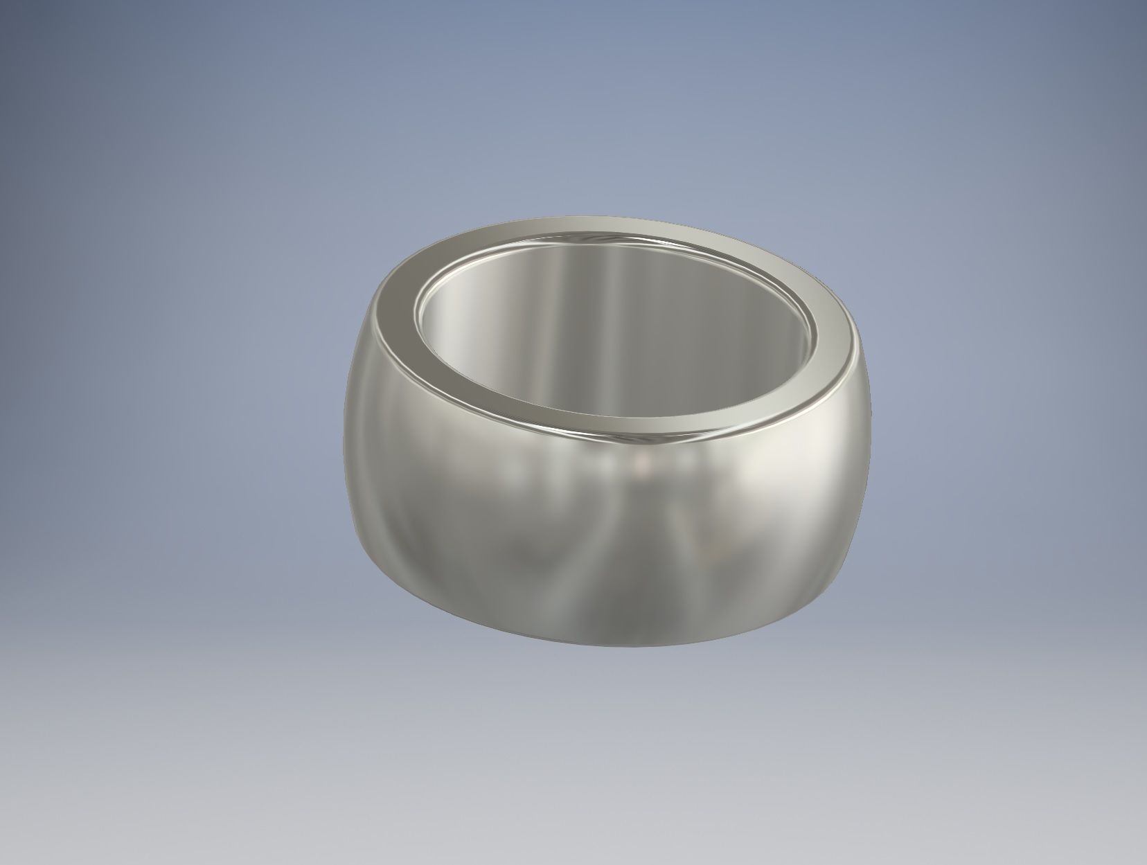 Simple metal ring free 3D model 3D printable IAM