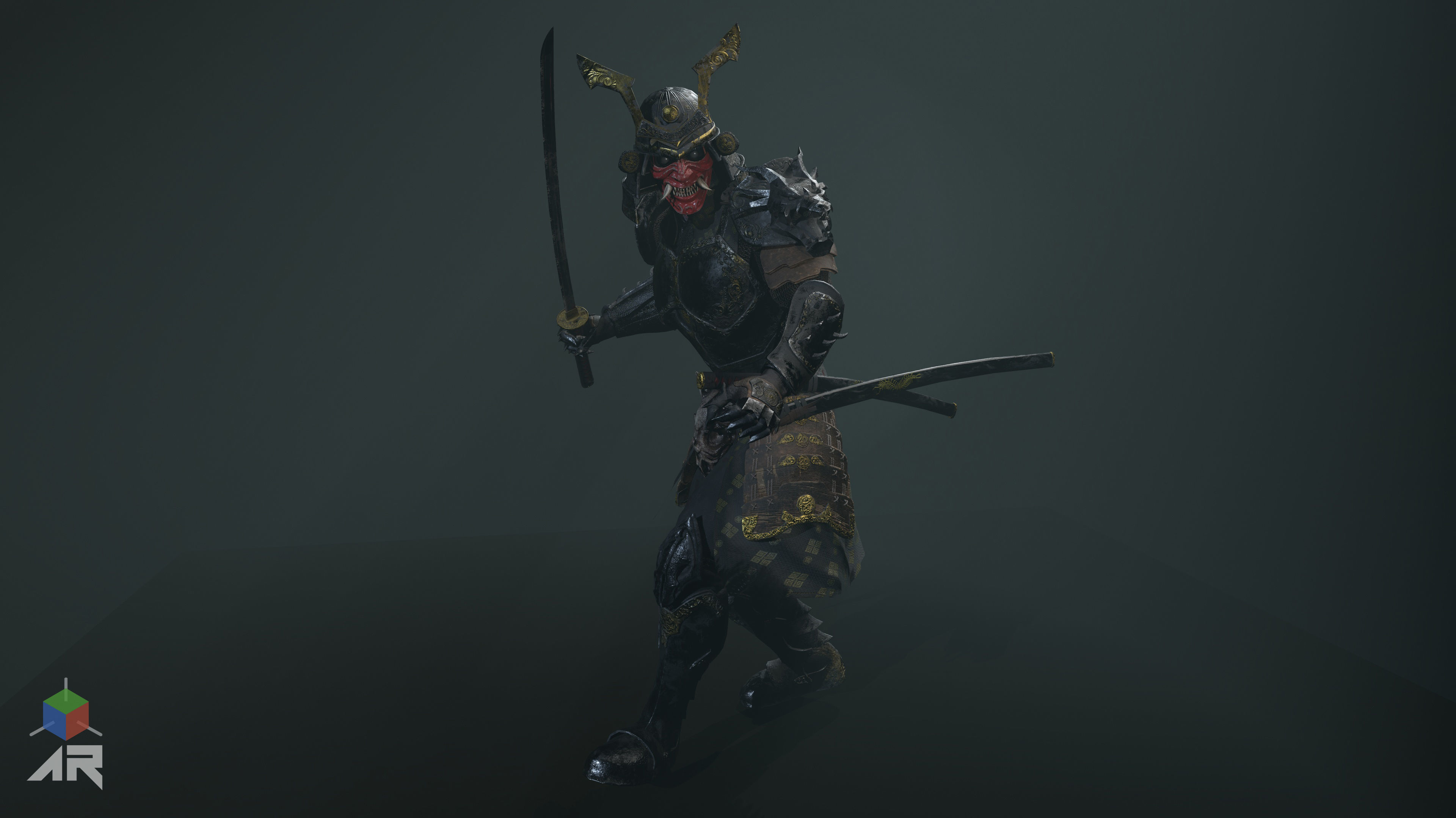 3D model Dead Samurai VR / AR / low-poly | CGTrader