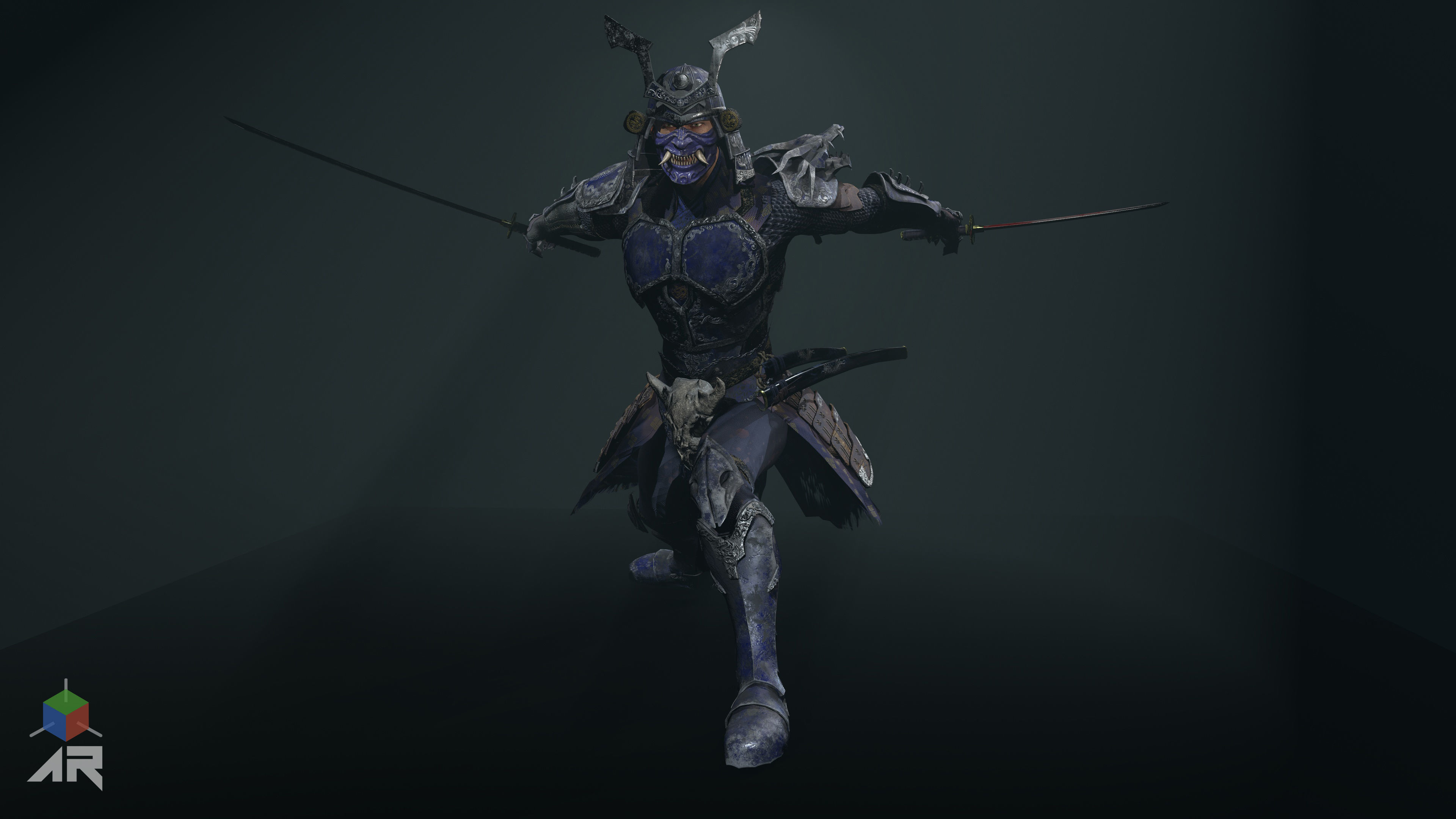 3D model Dead Samurai VR / AR / low-poly | CGTrader