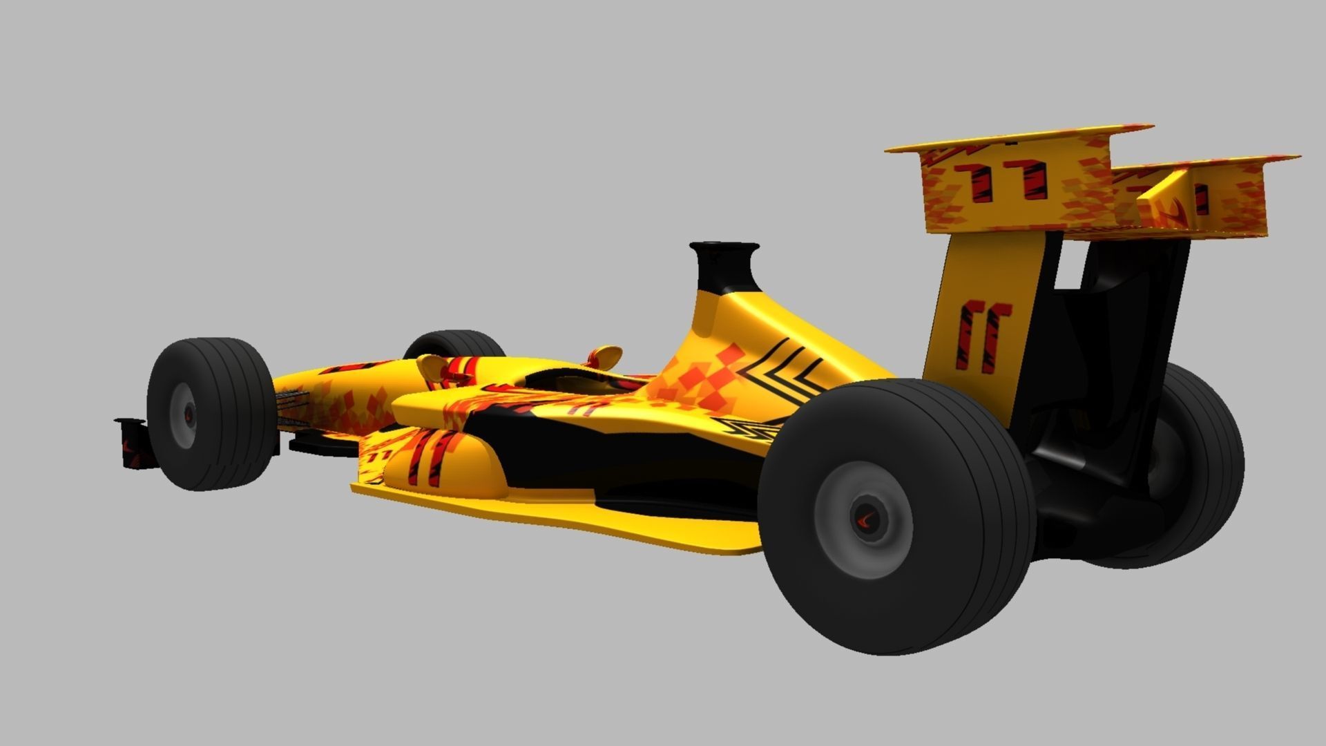 Formula Car 3D model | CGTrader