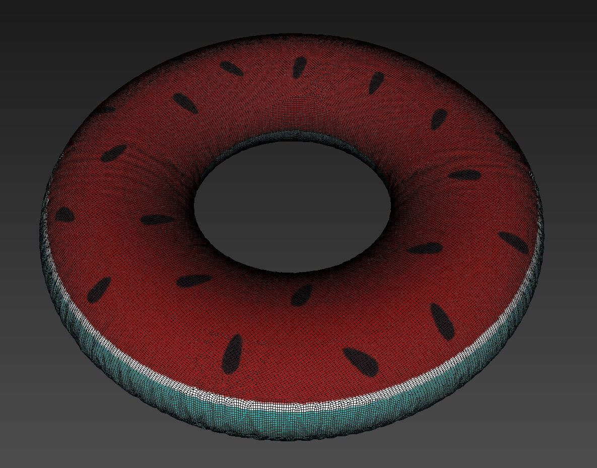 Inflatable circle 3D model | CGTrader