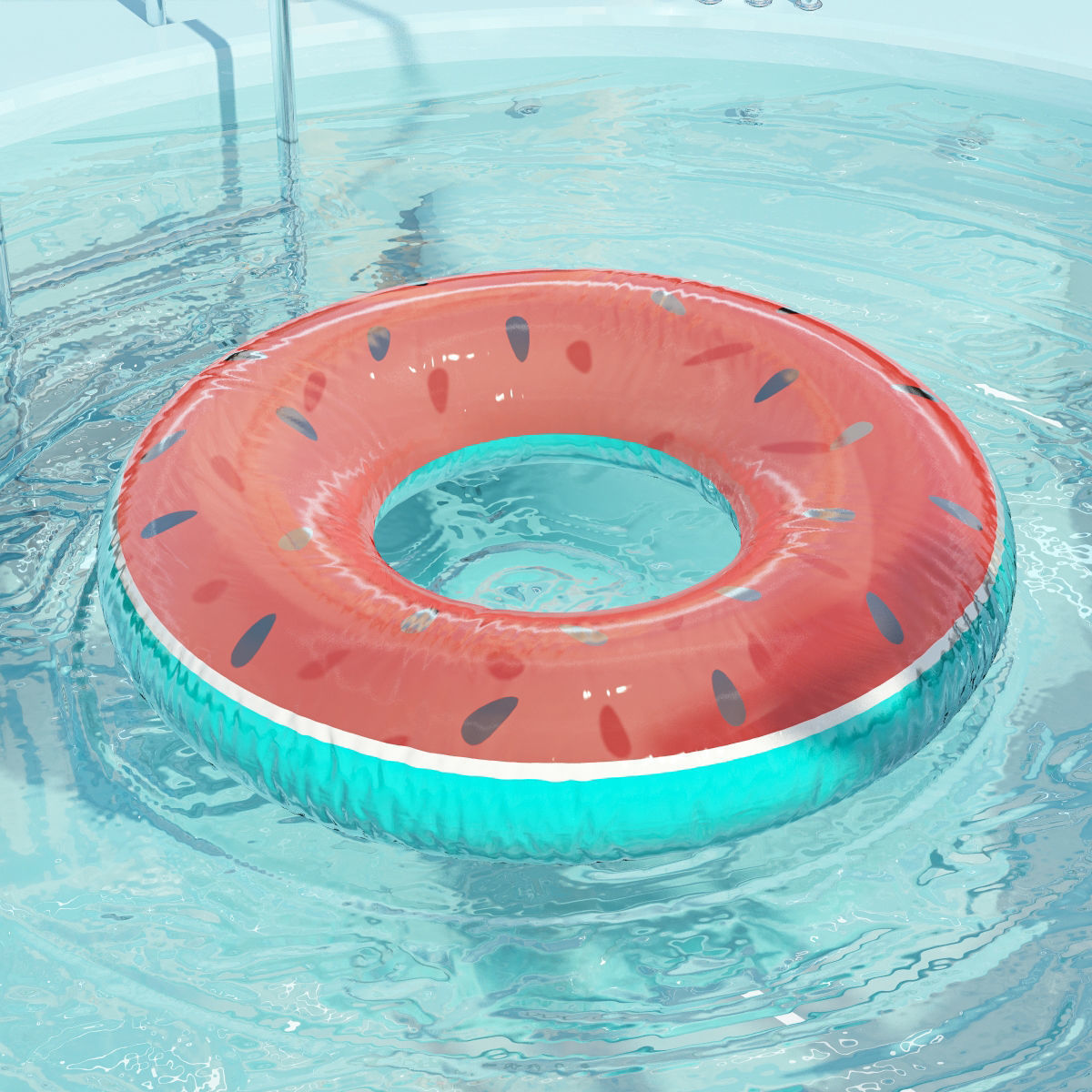 Inflatable circle 3D model | CGTrader