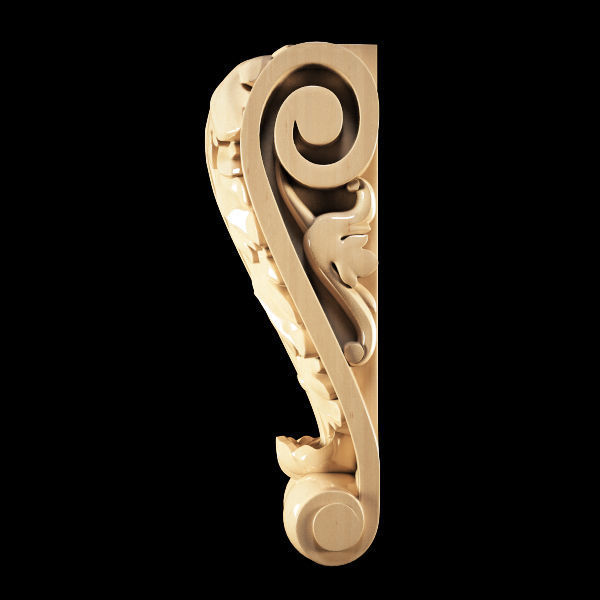 Classical style bracket model 3D model | CGTrader