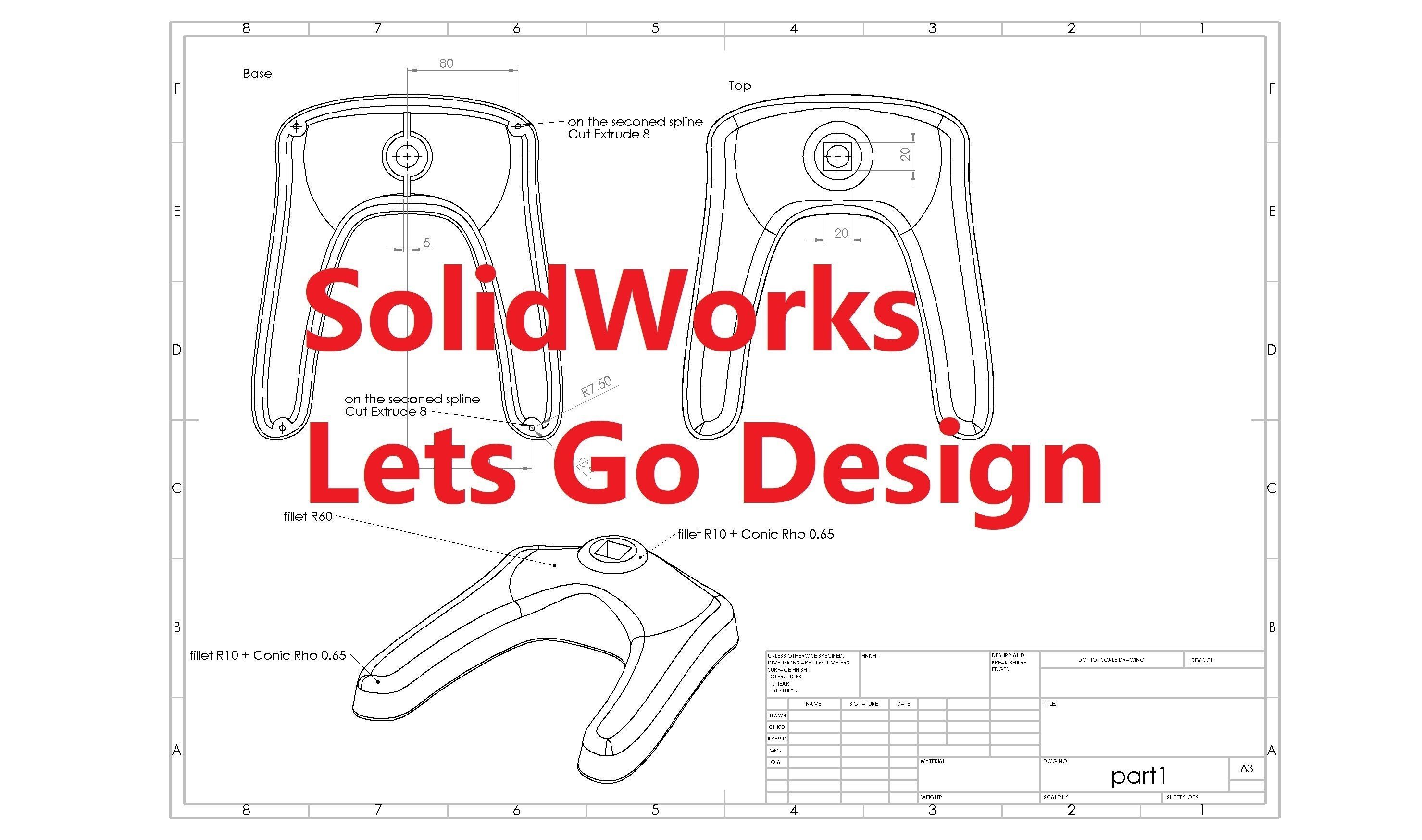 Mechanical Citrus Juicer Drawing files PDF 3D model | CGTrader