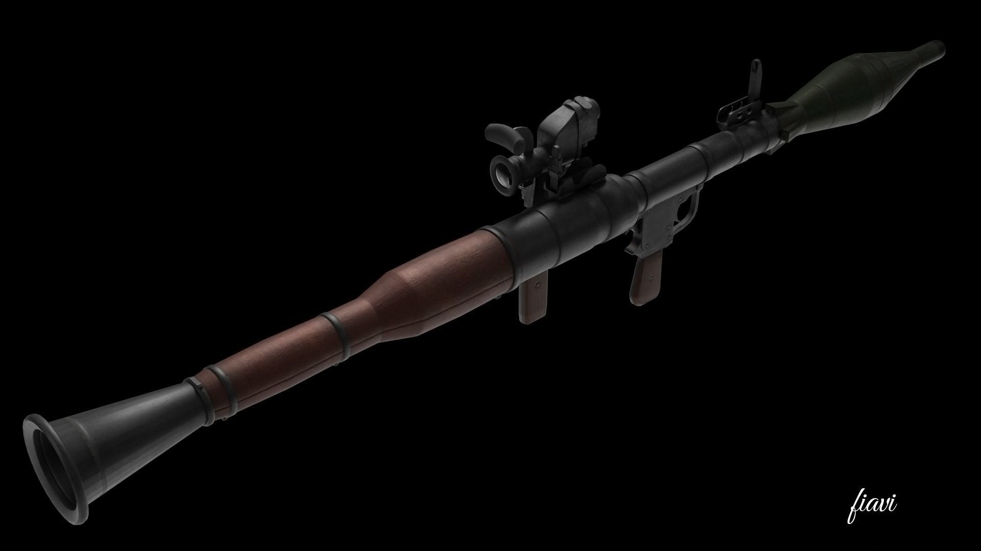 3D model RPG-7 VR / AR / low-poly | CGTrader
