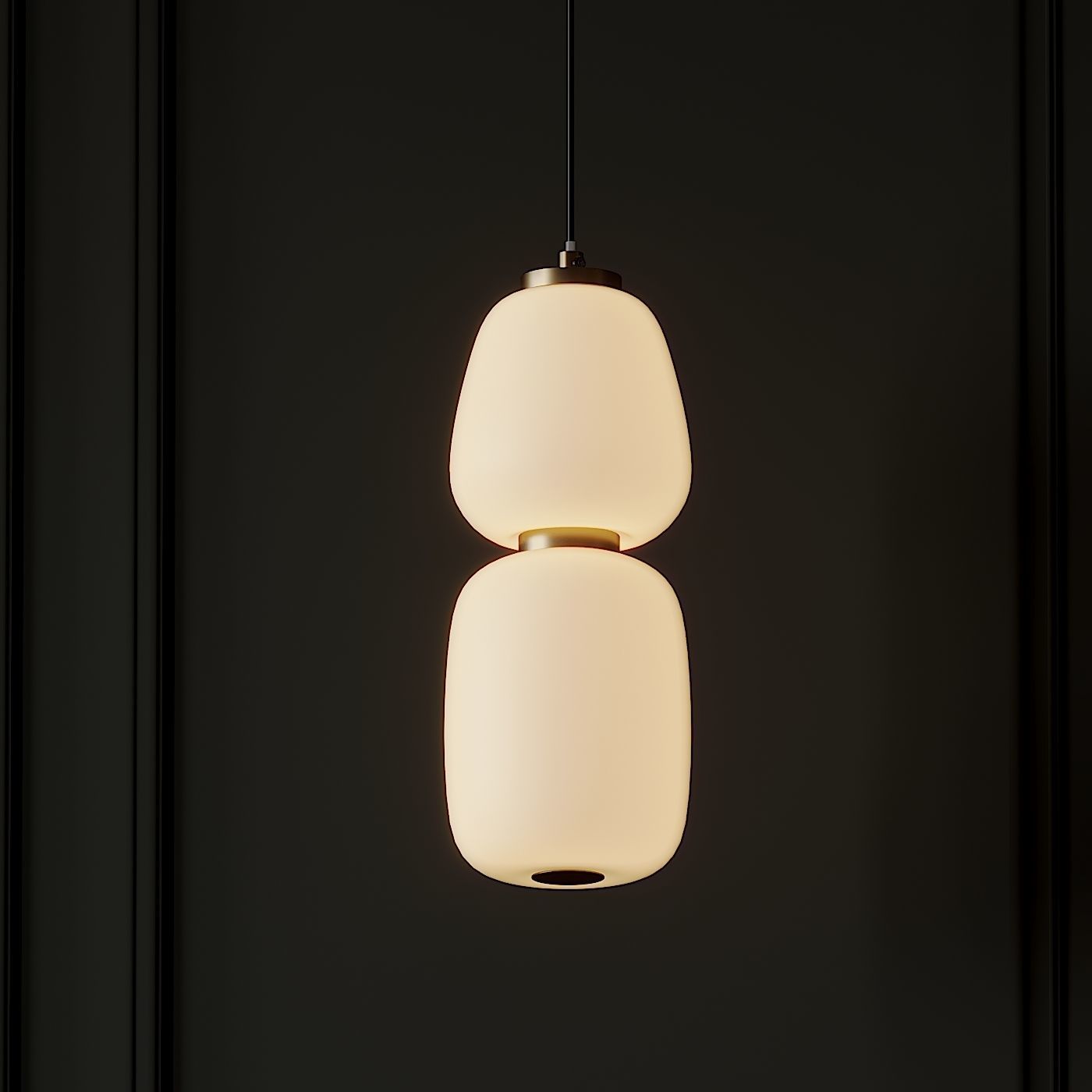 Soji 3 and 2 Light LED Mini Pendant By ET2 Lighting 3D model | CGTrader