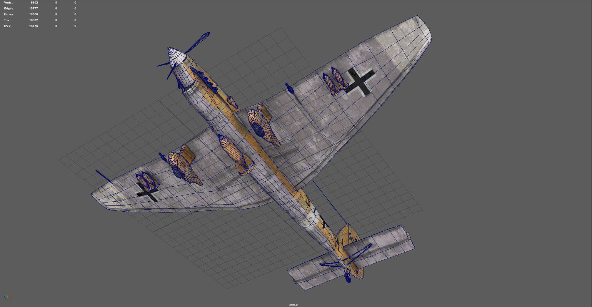 3D model Afrika Korps Ju 87 Stuka VR / AR / low-poly | CGTrader