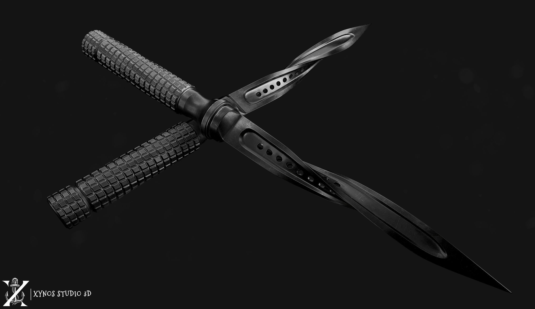 Jagdkommando Tri-dagger 3D model | CGTrader