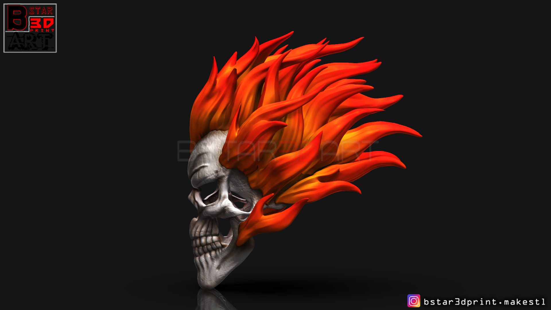 Ghost Rider mask -Agents of SHIELD - Marvel comics 3D model 3D ...