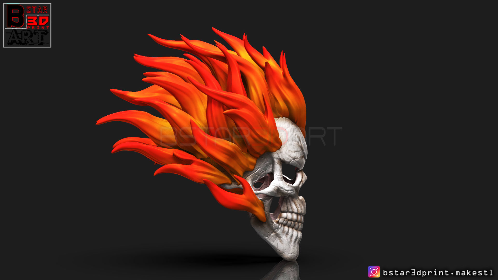Ghost Rider mask -Agents of SHIELD - Marvel comics 3D model 3D ...