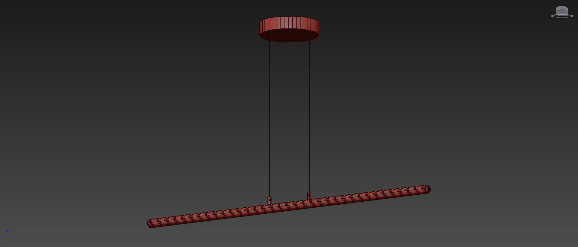 Light Rods LED Pendant 3D model | CGTrader