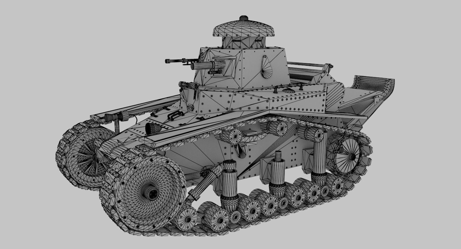 3D model Tank T-18 VR / AR / low-poly | CGTrader