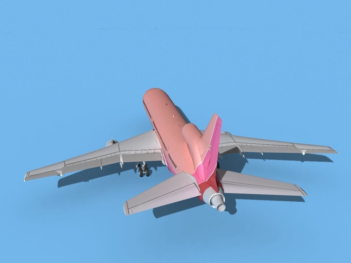 Lockheed L-1011 TriStar Court Line 3D model rigged | CGTrader
