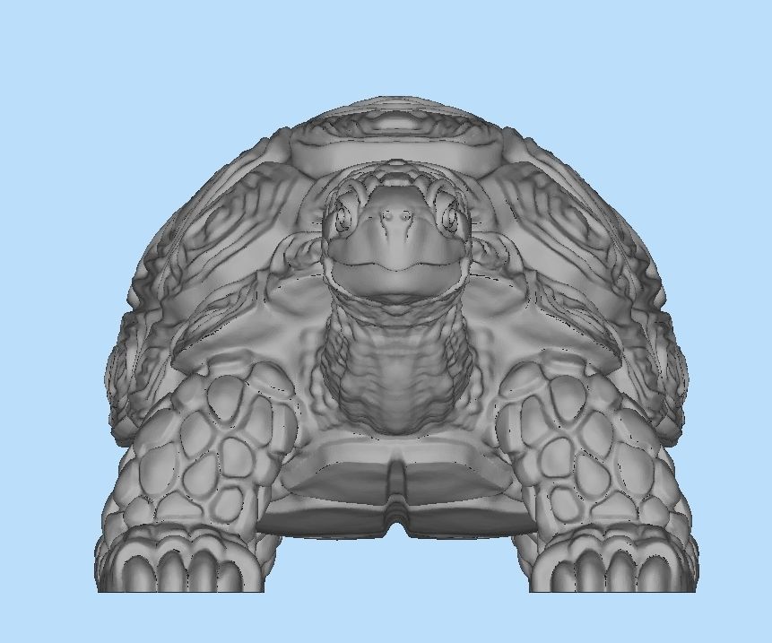 Tortoise figurine 3D model 3D printable | CGTrader