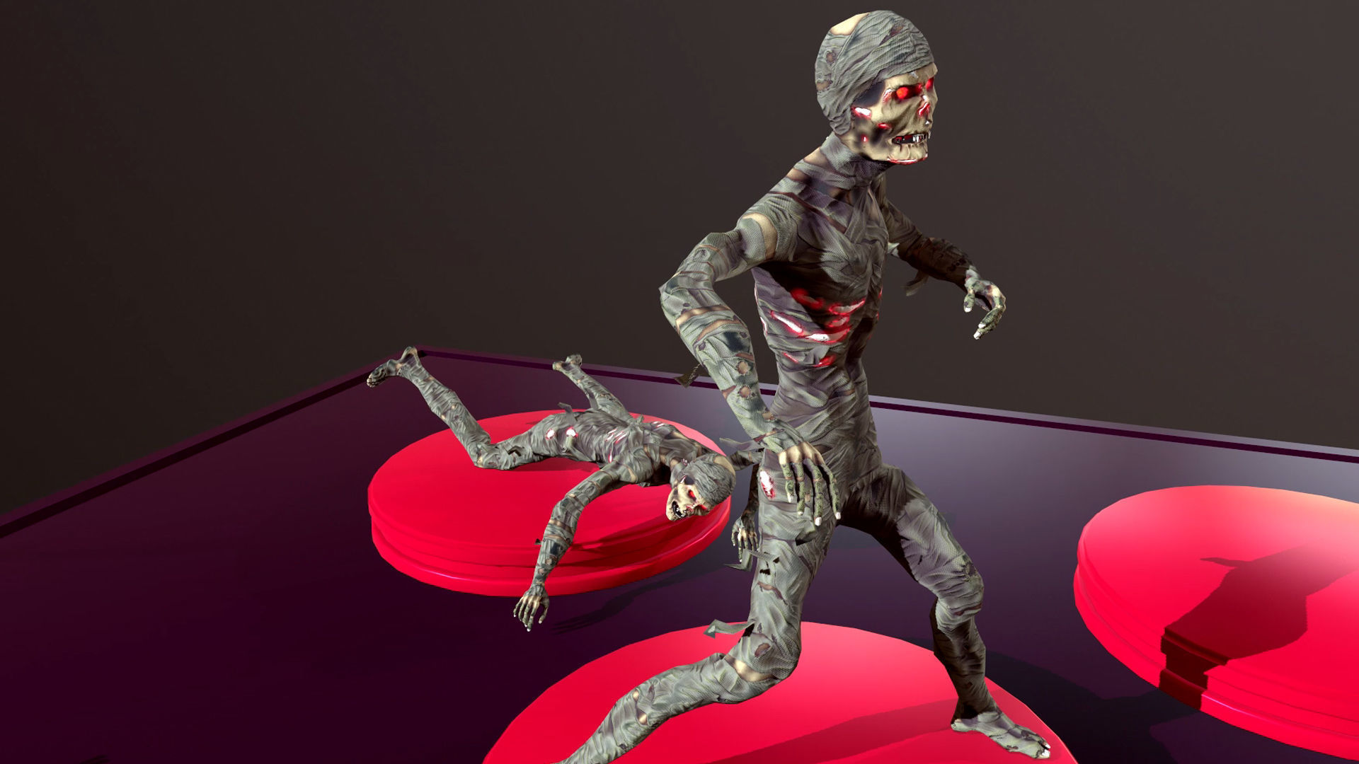 3D model Mummy VR / AR / low-poly rigged animated | CGTrader