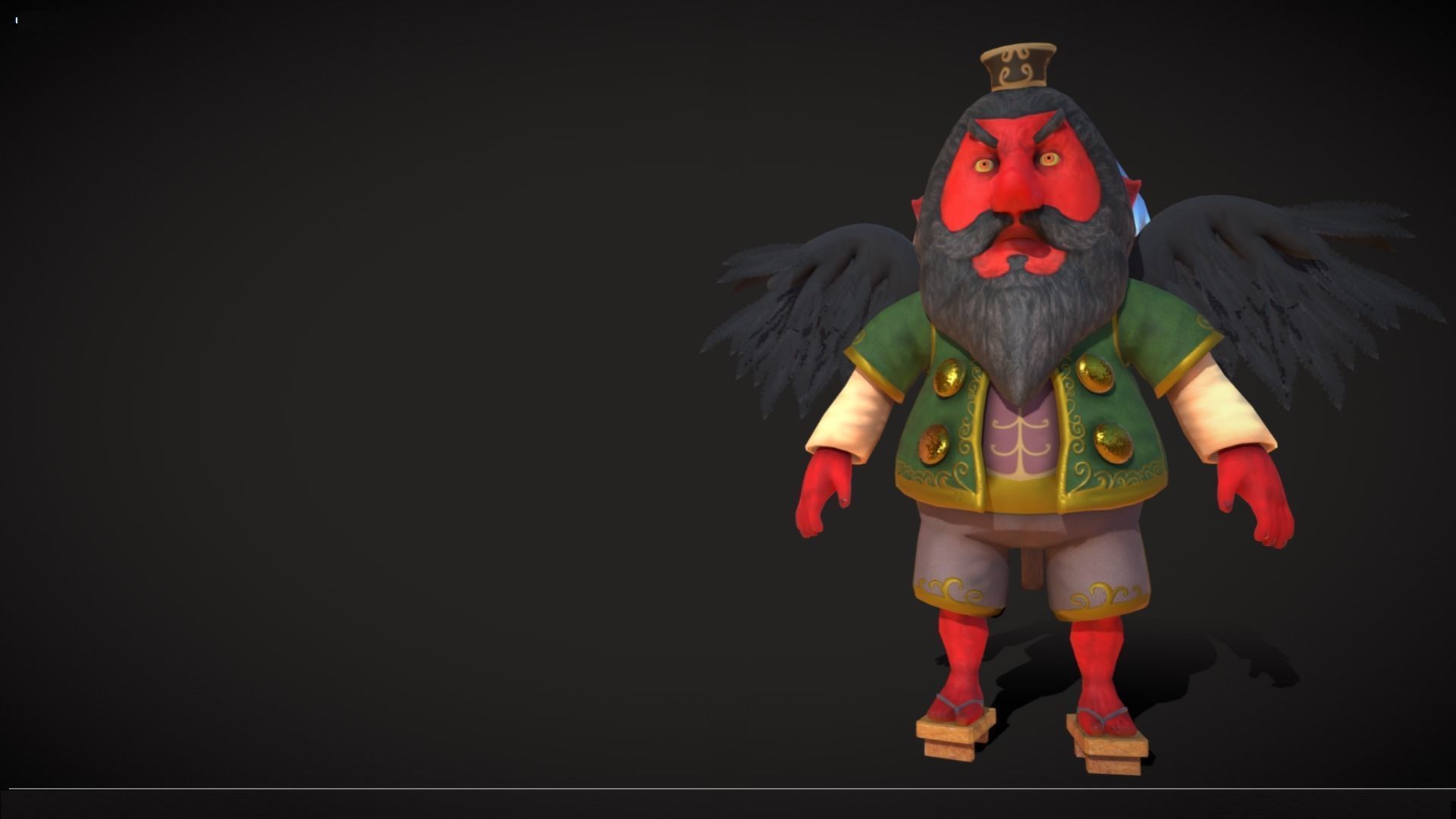 3D model Konoha Tengu VR / AR / low-poly | CGTrader