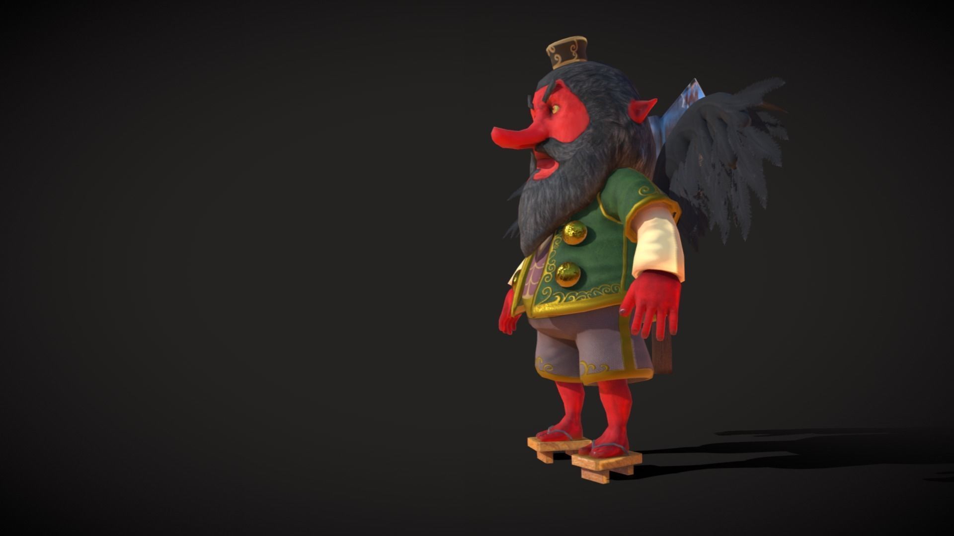 3D model Konoha Tengu VR / AR / low-poly | CGTrader