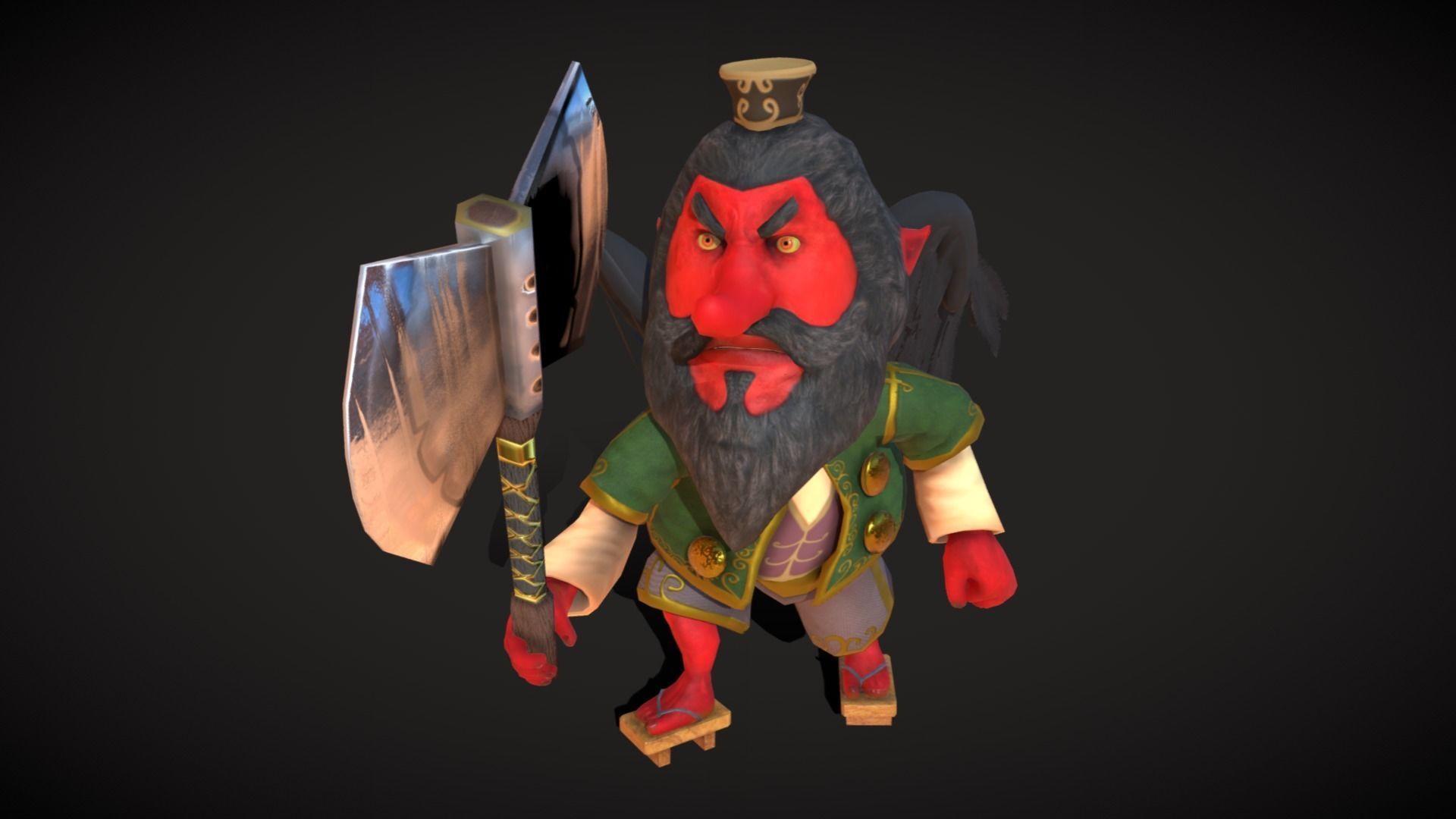 3D model Konoha Tengu VR / AR / low-poly | CGTrader