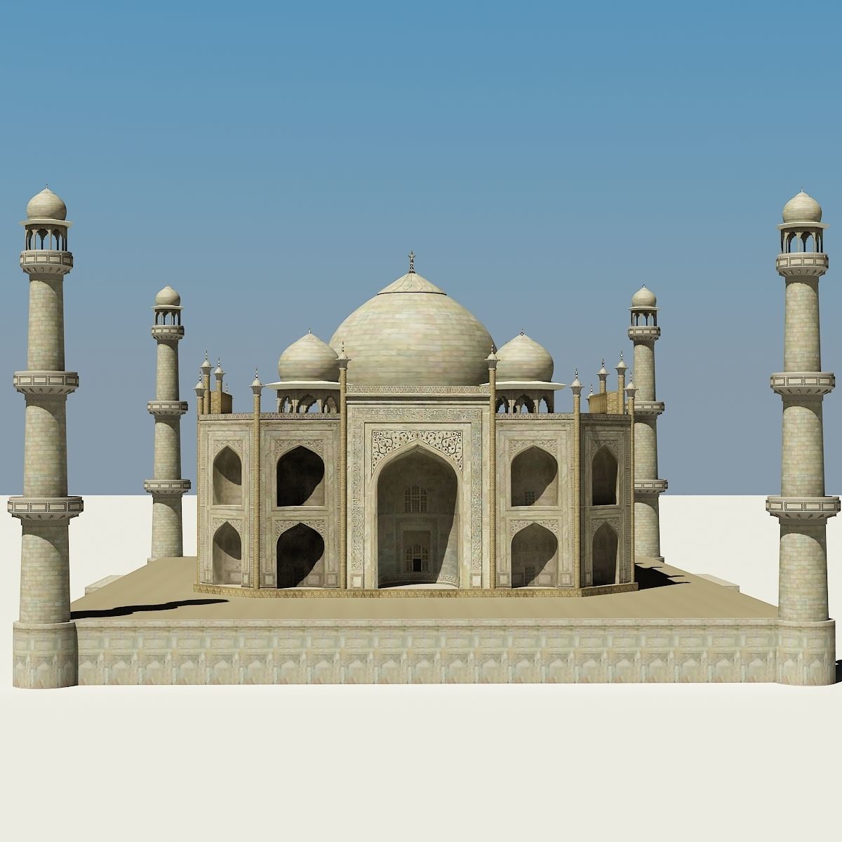 Taj Mahal 3D model 3D model | CGTrader