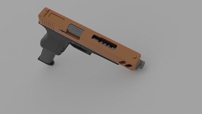 Glock 18c free 3D model | CGTrader