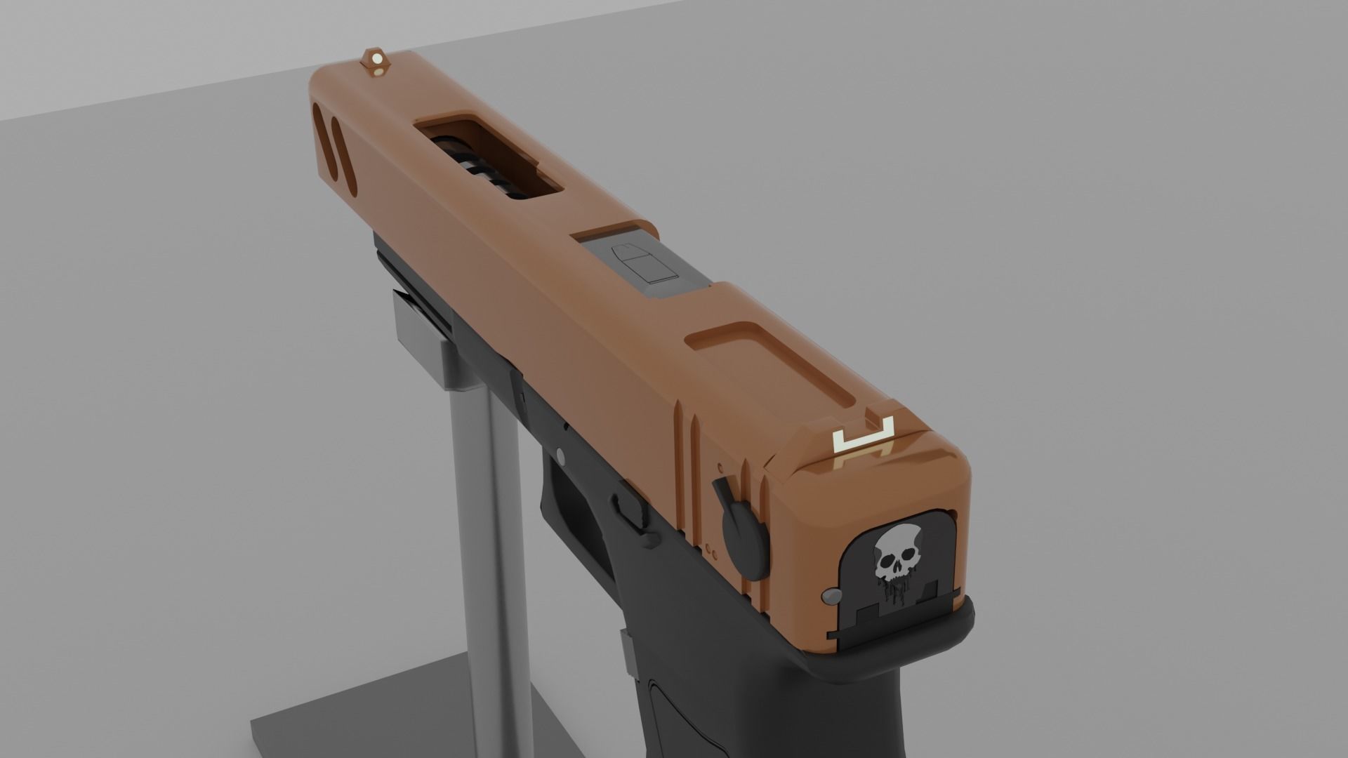Glock 18c free 3D model | CGTrader