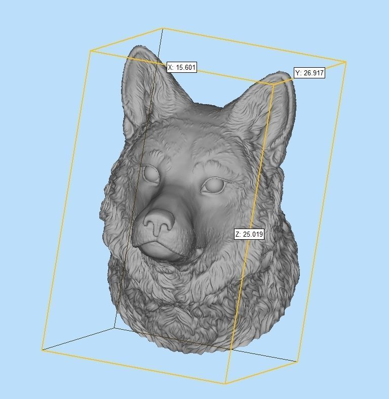 Fox head 3D model 3D printable | CGTrader