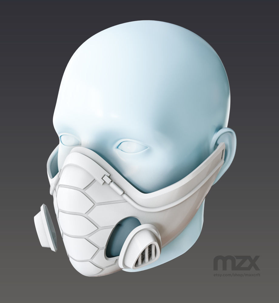 Valorant Viper mask 3D model 3D printable | CGTrader