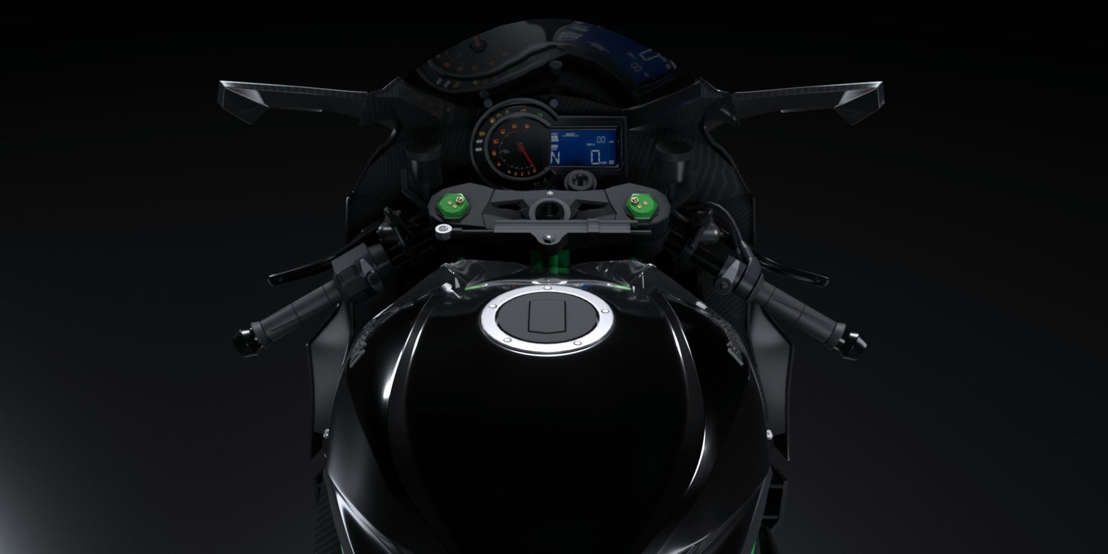 Kawasaki Ninja H2R 3D model | CGTrader