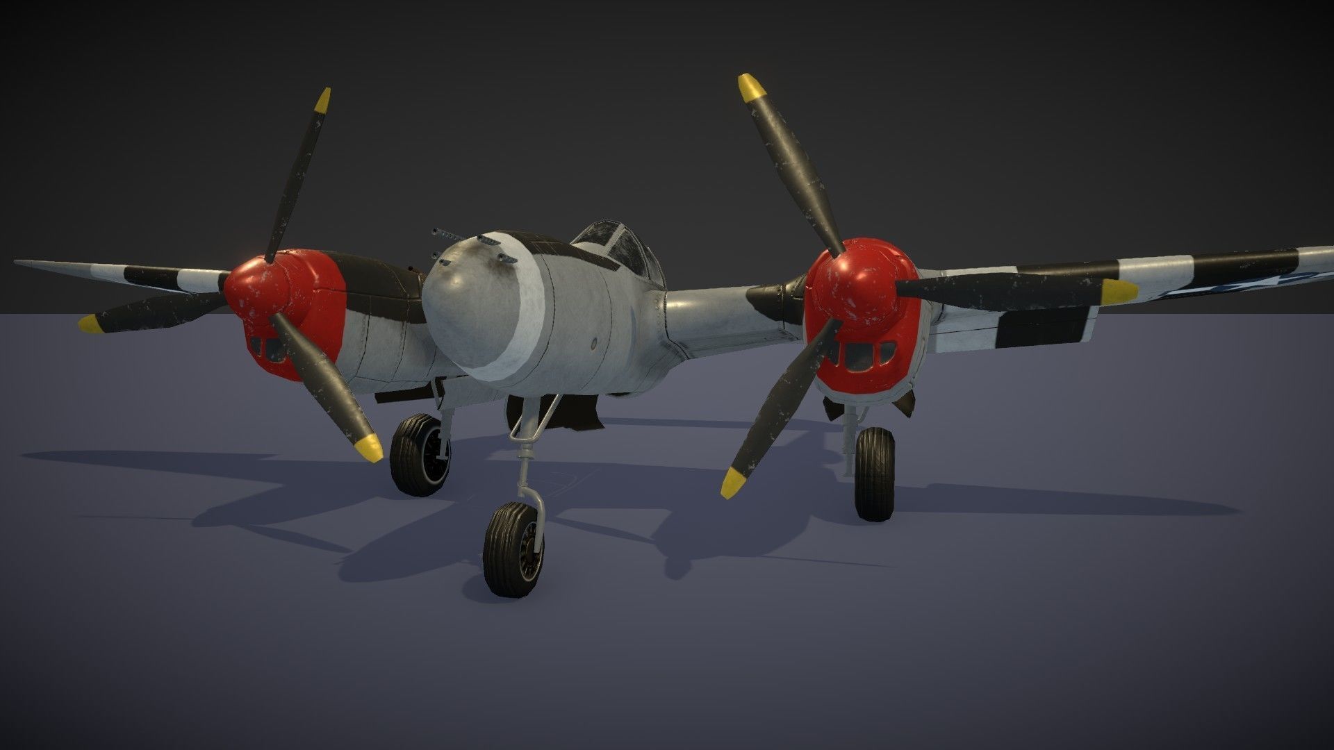 3D model Lockheed P-38 Lightning VR / AR / low-poly | CGTrader