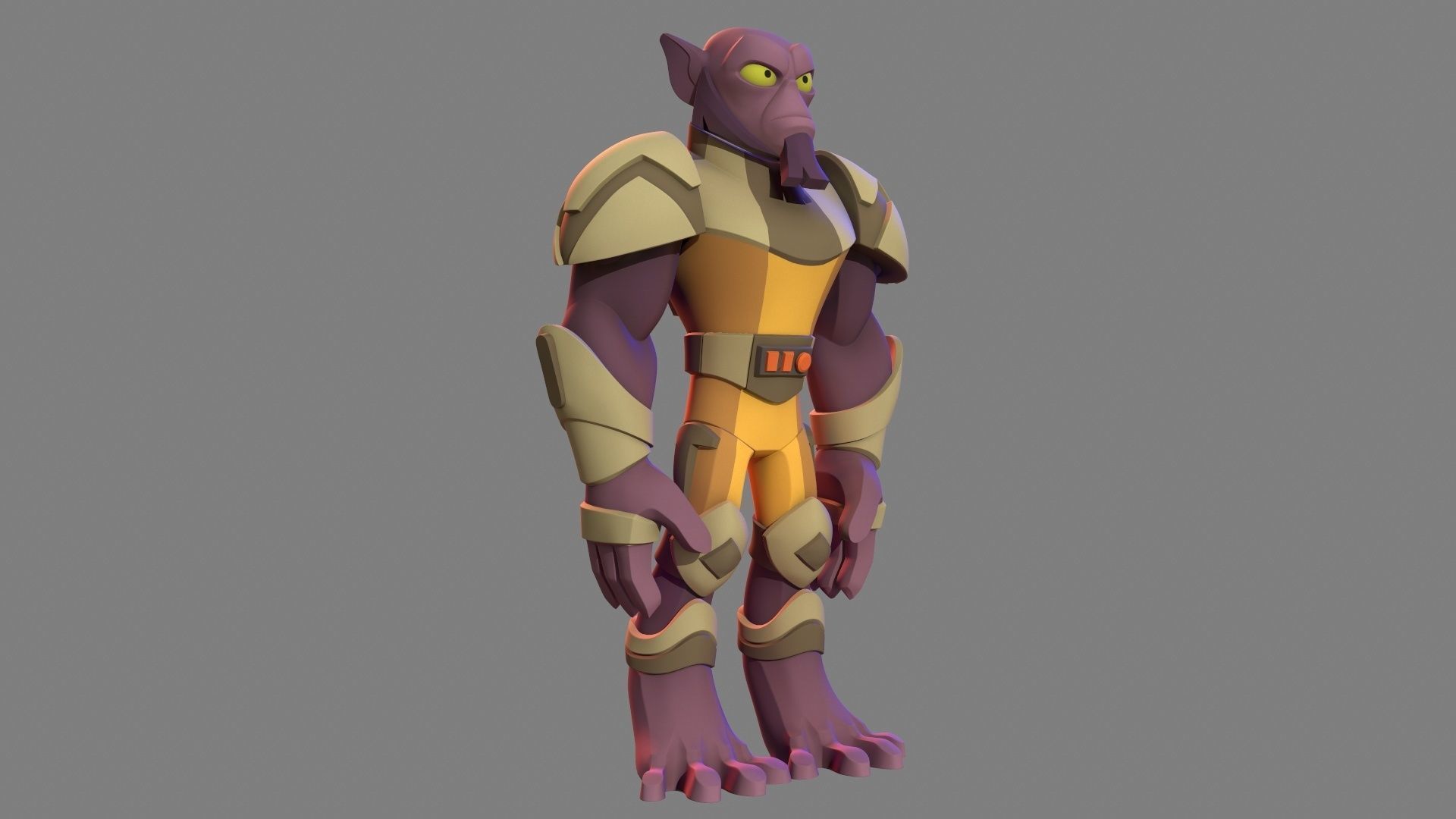 3D model Character - Cartoon - Star Wars Rebel Zeb Infinity Fan Art VR ...