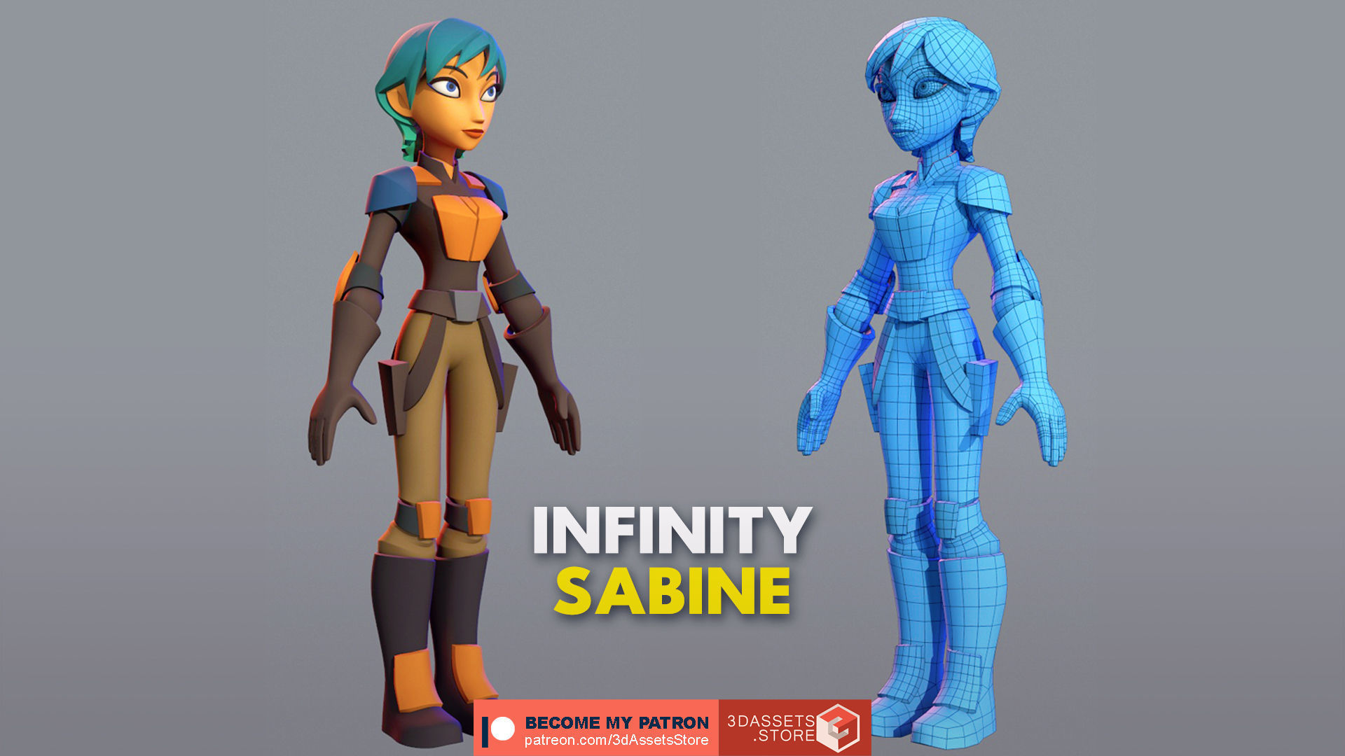 3D Model Collection Character - Cartoon - Star Wars Rebel Infinity Fan ...