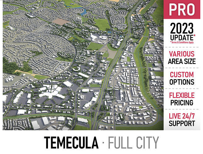 3D model Temecula VR / AR / low-poly | CGTrader