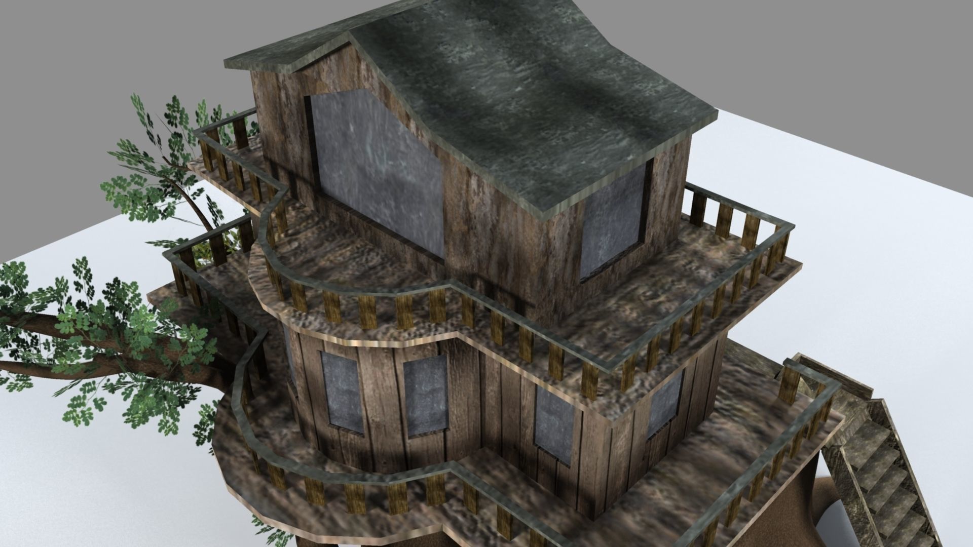 Tree House 3D model | CGTrader