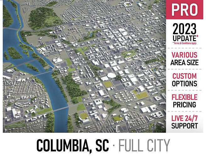 3D model Columbia VR / AR / low-poly | CGTrader