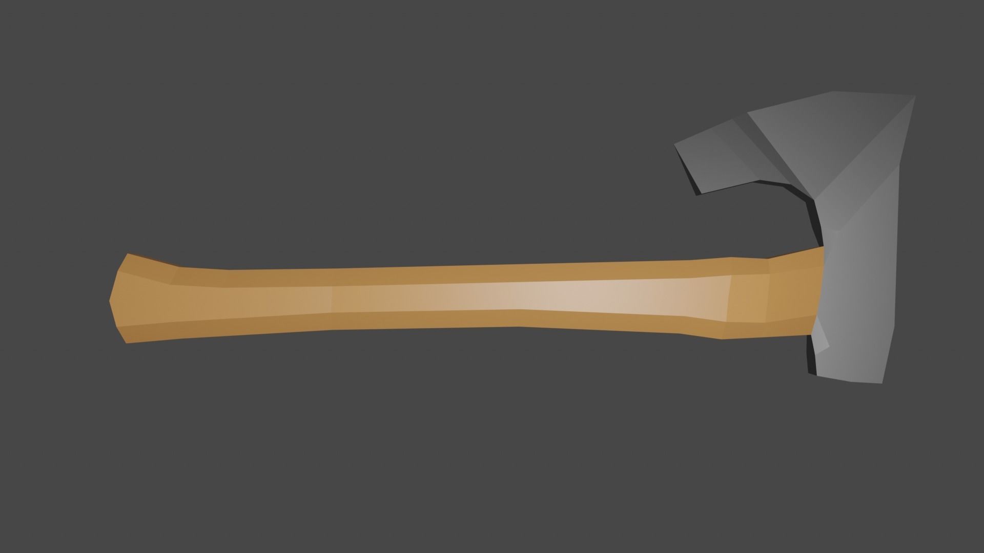 Low Poly Axe 3D asset low-poly | CGTrader
