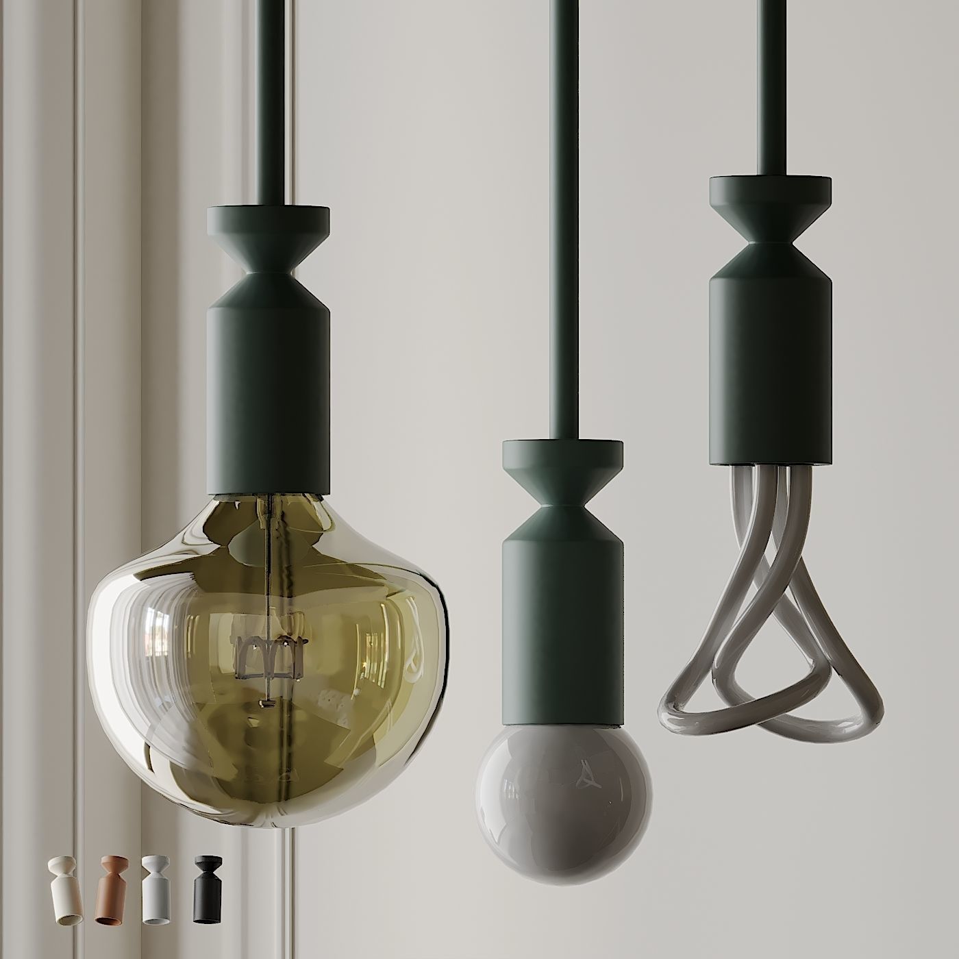 FILD and Plumen STICK Lamp 3D model | CGTrader