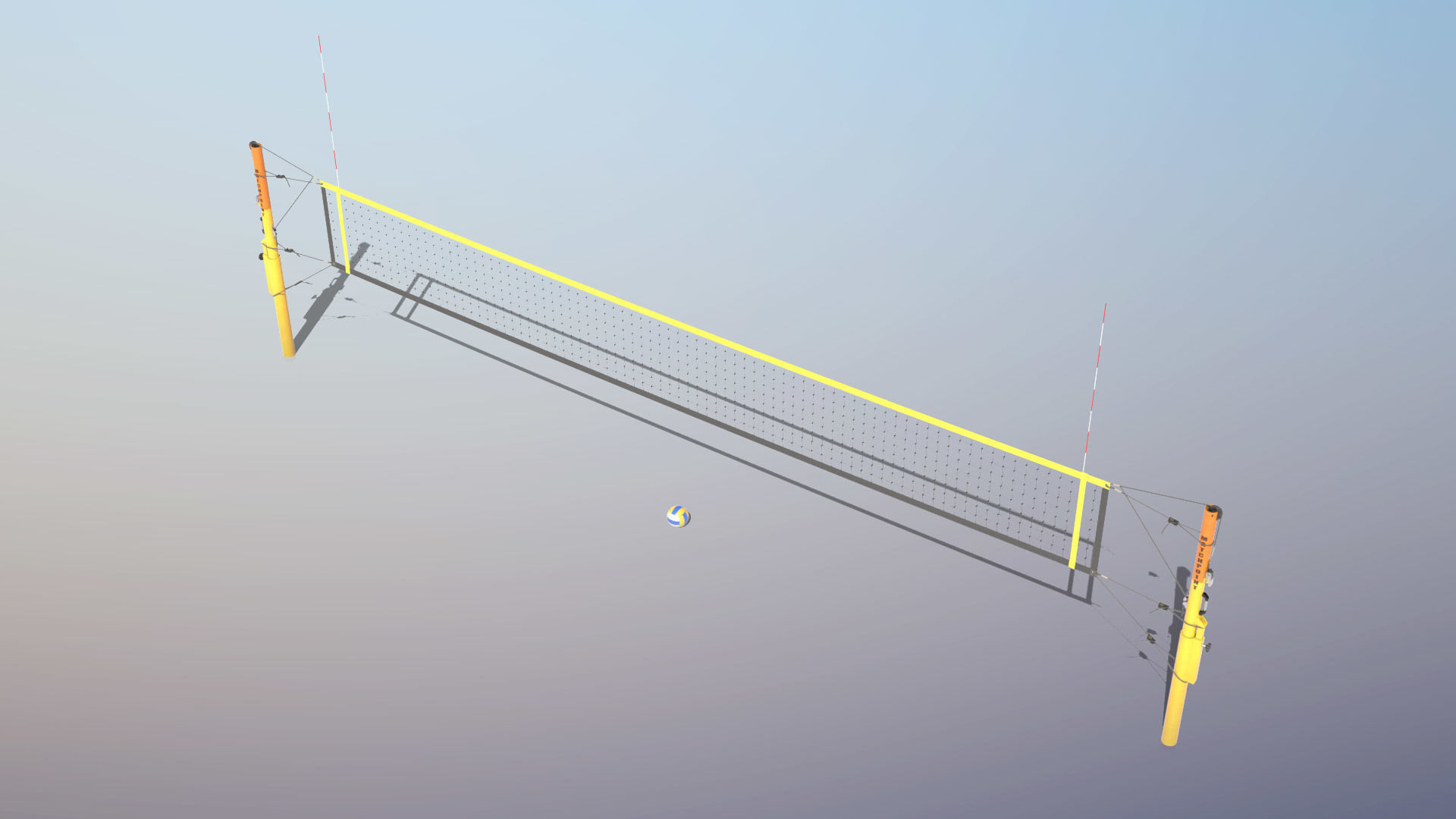 3D model Beach Volleyball Set VR / AR / low-poly | CGTrader