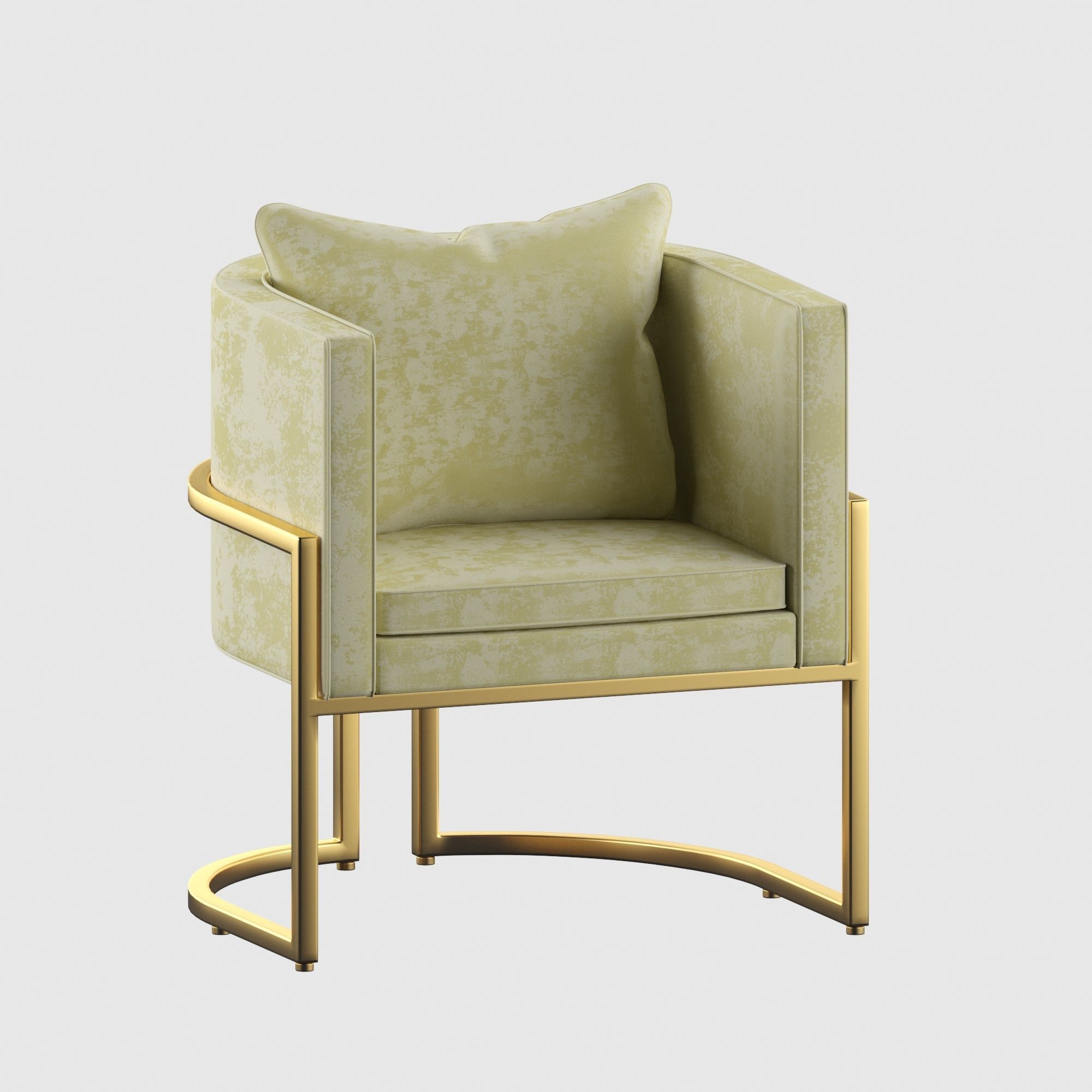 Scandinavian sofa-chair 3D model | CGTrader